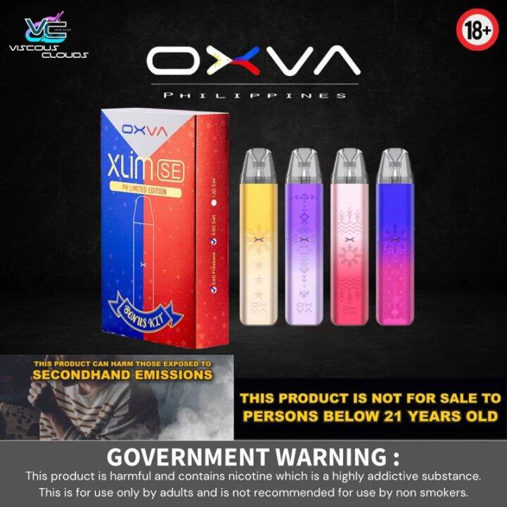 LEGIT Oxva Xlim SE Bonus Ph Edition Pod Kit pod vape | Lazada PH