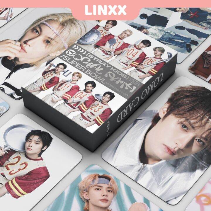 LINXX 55 Pcs Stray Kids Social Path Album Lomo Card Kpop Photocards ...