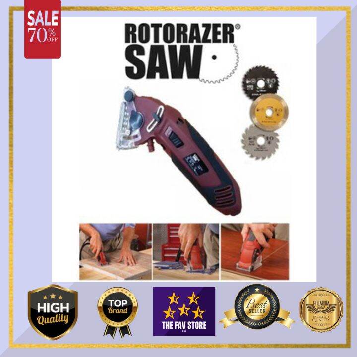 PREMIUM HEAVY DUTY Multi-functional Rotorazer Saw Compact Circular Saw ...