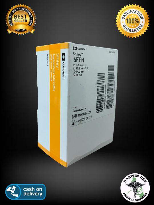 SHILEY 6 FEN TRACHEOSTOMY TUBE CUFFED WITH INNER CANNULA | Lazada PH