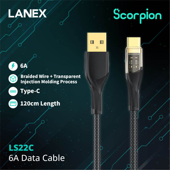 Lanex LS22 Transparent Data Cable | Lazada