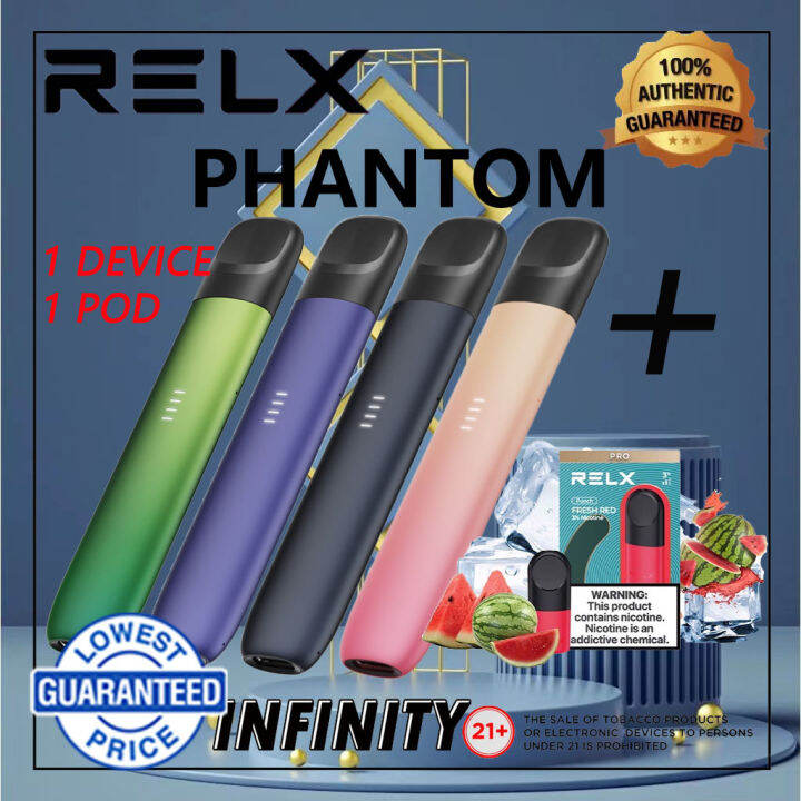 【Legit】Relx Infinity/ Phantom (5TH) Device Kits(Fit With Relx Infinity Pods) RELX Vape Set （1 ...