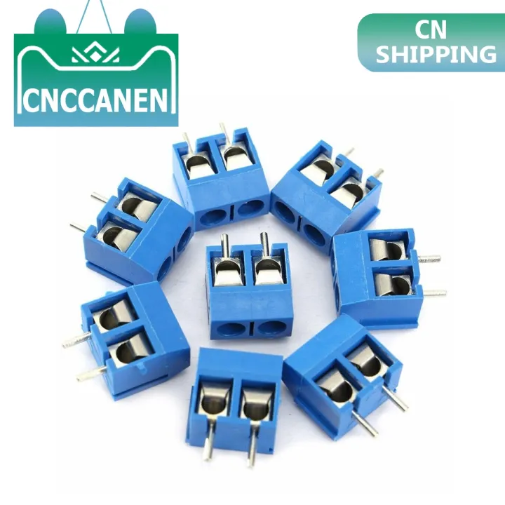 10pcs 20pcs 40pcs 2 Pin Plug-in Screw Terminal Block Connector 5.08mm ...