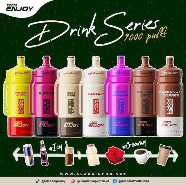 Enjoy Alladin V2 9000 Puffs Disposable Pod | Lazada PH
