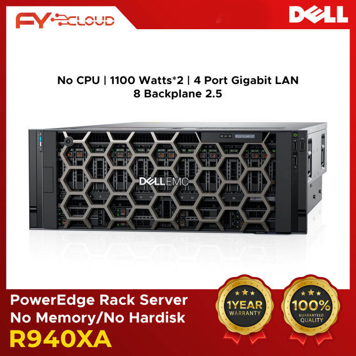 Dell PowerEdge R940xa Rack Server R940xa No CPU, Heat Sink x 2 / No ...