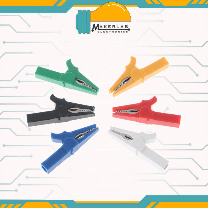 Alligator Clip 10mm to 4mm Banana Plug | Double 4mm Banana Plug with ...