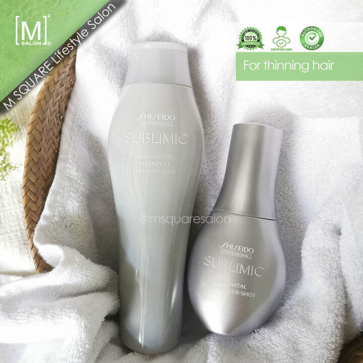 Shiseido Professional Sublimic Adenovital Shampoo 250ml+Scalp Power Shot 120ml | Lazada