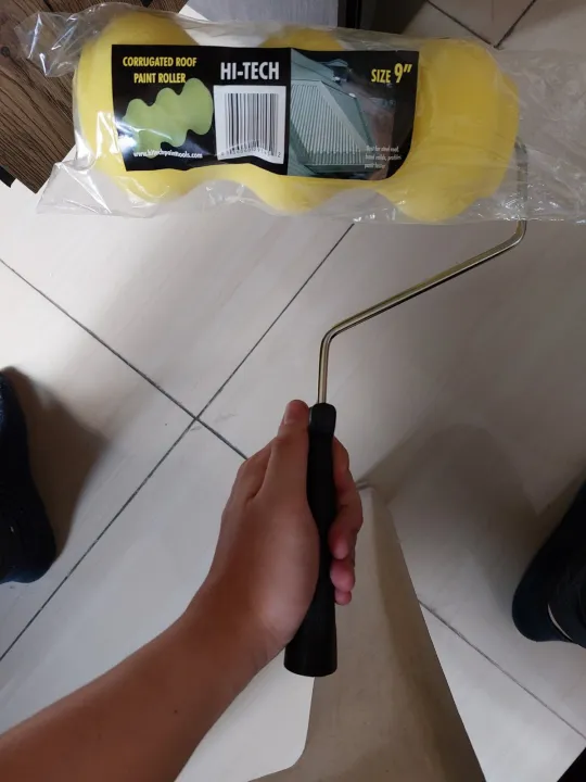 Hitech Corrugated Roof Paint Roller 9 Inch / Yero Roller Brush | Lazada PH