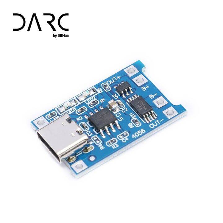 TP4056 18650 USB Type C 5V 1A Lithium Li-ion Battery Charging Module ...