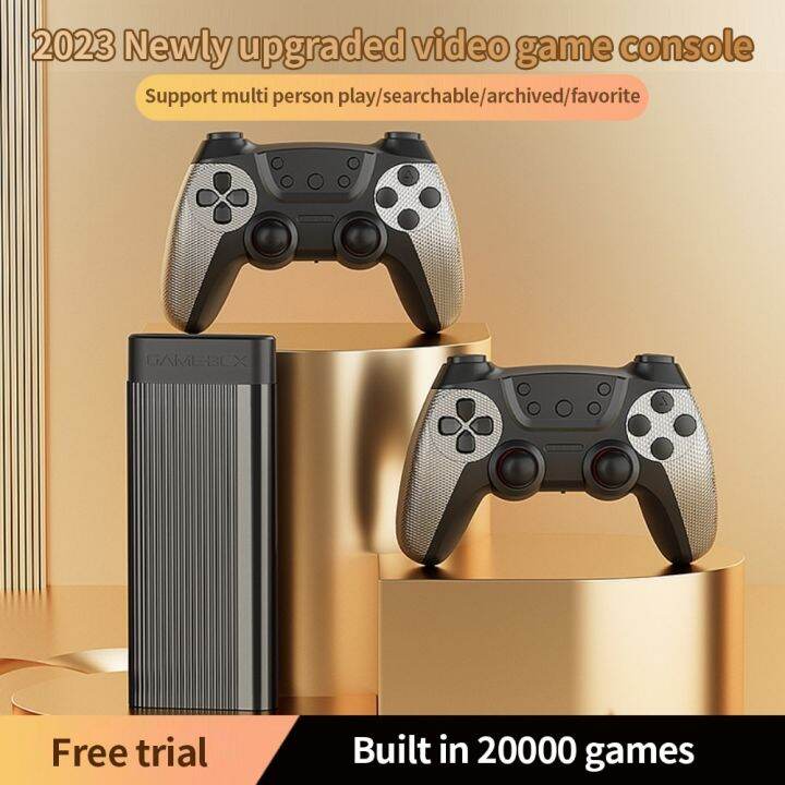 ZZOOI Video Game Console TV HD Game Stick 128 GB 20000 Retro Games For ...