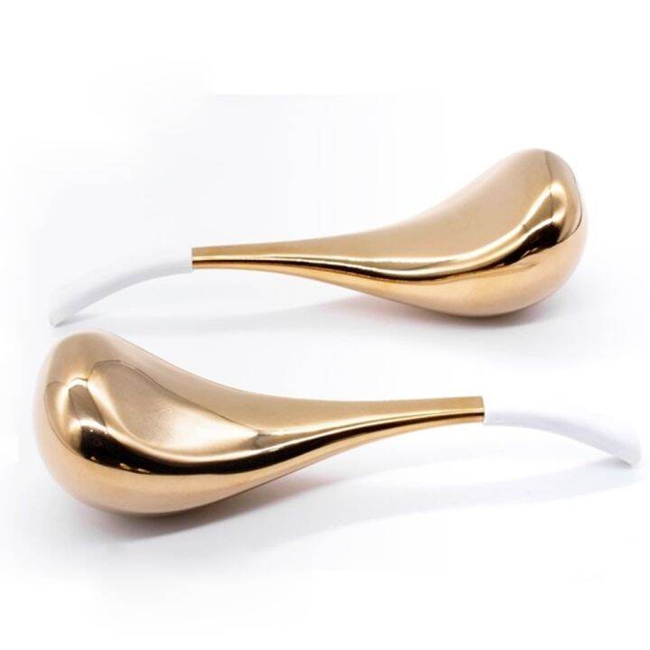 Luxury Rose Gold Cryo Sticks Stainless Steel Facial Ice Globes Cooling ...
