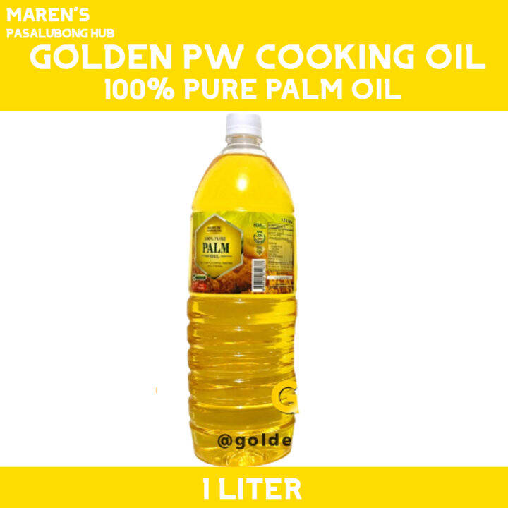 Golden PW Cooking oil 1 liter pure palm oil | Lazada PH