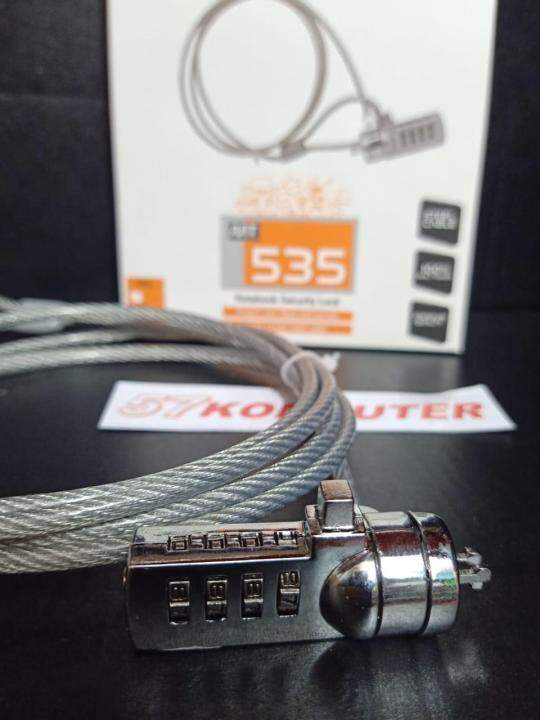Kunci Pengaman Laptop - M-Tech Key Security Lock With Code Number ...