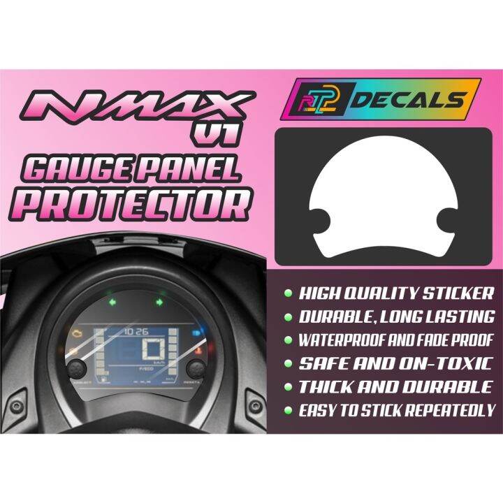 Yamaha Nmax V1 Gauge Panel Protection Clear Film | Lazada PH