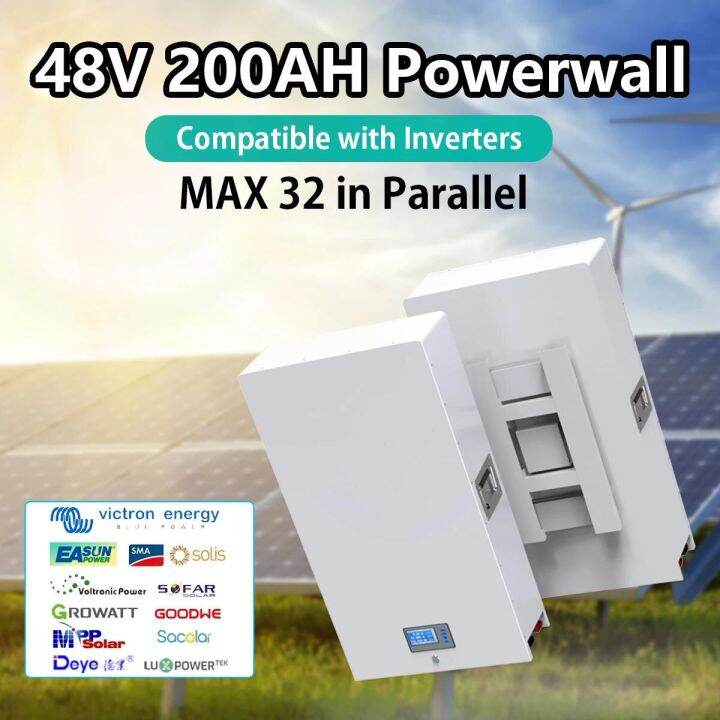 Lifepo4 48V 200AH Powerwall Battery 10KW Lithium Solar Battery 6000 ...