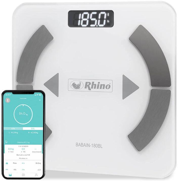 RHINO Smart Scale for Body Weight, High Precision, Bluetooth Fitness ...