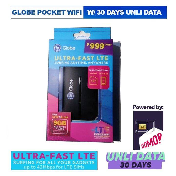 [Quality assurance] Globe Pocket WIFI Brandnew w/ 30 Days UNLI DATA Up ...
