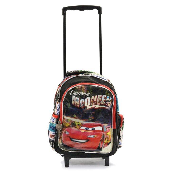 【READY STOCK】 ♝Disney Cars Lightning Mcqueen Boys' Trolley Backpack ...