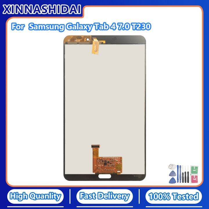 Novo Lcd 7สำหรับ Para เหมาะสำหรับ Samsung Galaxy Tab 4 7.0 T231 SM-T231 T230 SM-T230แท็บเล็ต ...
