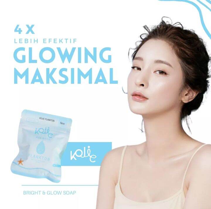 Sabun Kojic Plankton Bright & Glow Face Soap - Bright & Glow Face Soap ...