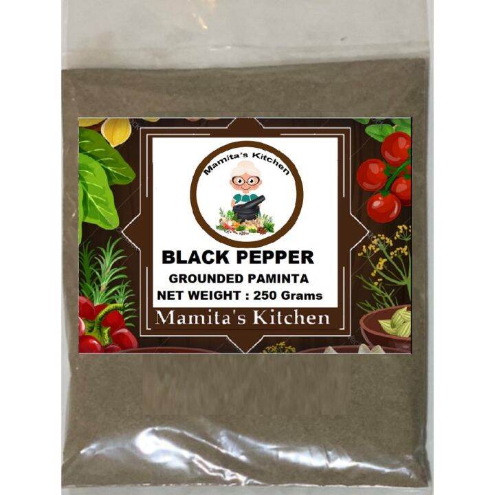 100 Pure Black Pepper Paminta - Ground 250 GRAMS | Lazada PH
