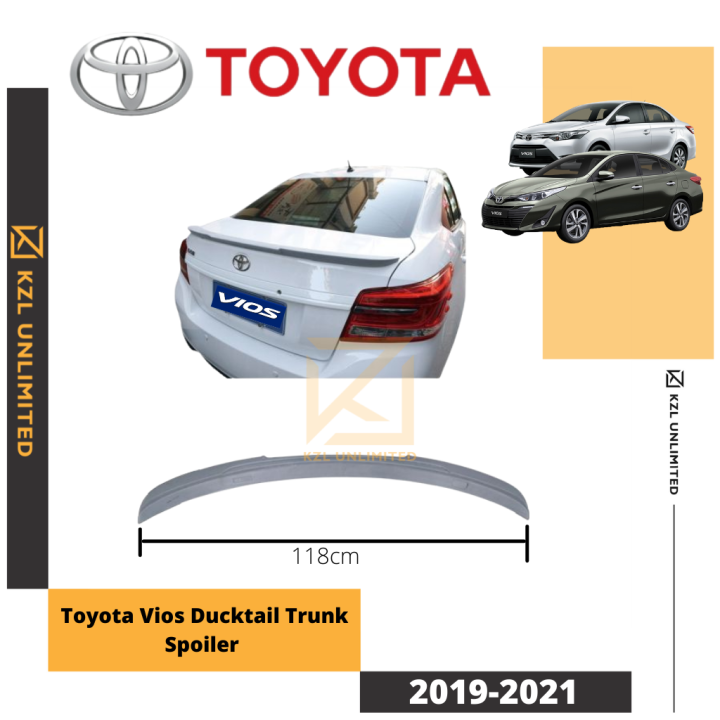 SAME DAY DELIVERY WITHIN METRO MANILA Ducktail Spoiler for Toyota Vios ...