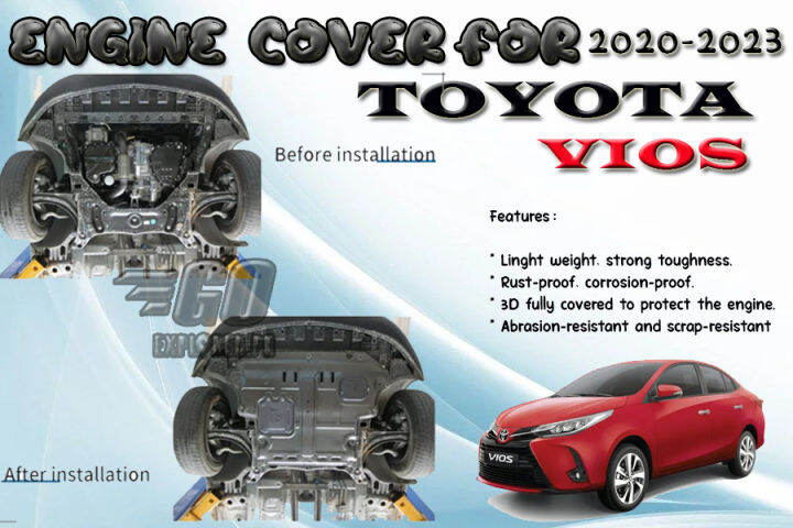 TOYOTA VIOS ENGINE UNDER COVER 2014- 2024/ Engine GUARD TOYOTA VIOS ...