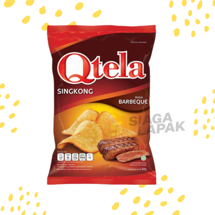 Qtela keripik singkong barbeque 23gr | Lazada Indonesia