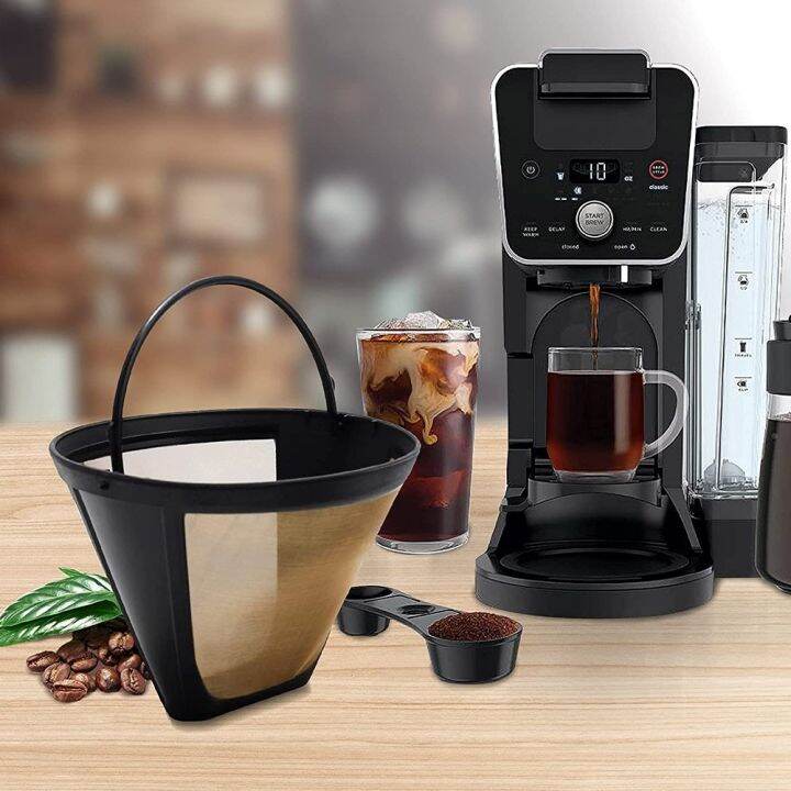 Stainless Steel Funnel Mesh Cup Coffee Capsule Plastic Filter Coffee ...