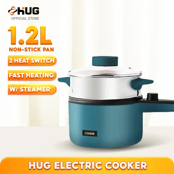 HUG Portable Electric Stainless Steel Multifunction Non Stick Electric ...