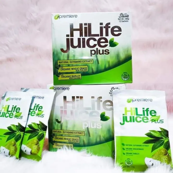 HILIFE JUICE PLUS WITH STEVIA BY JC PREMIERE 12 SACHETS | Lazada PH