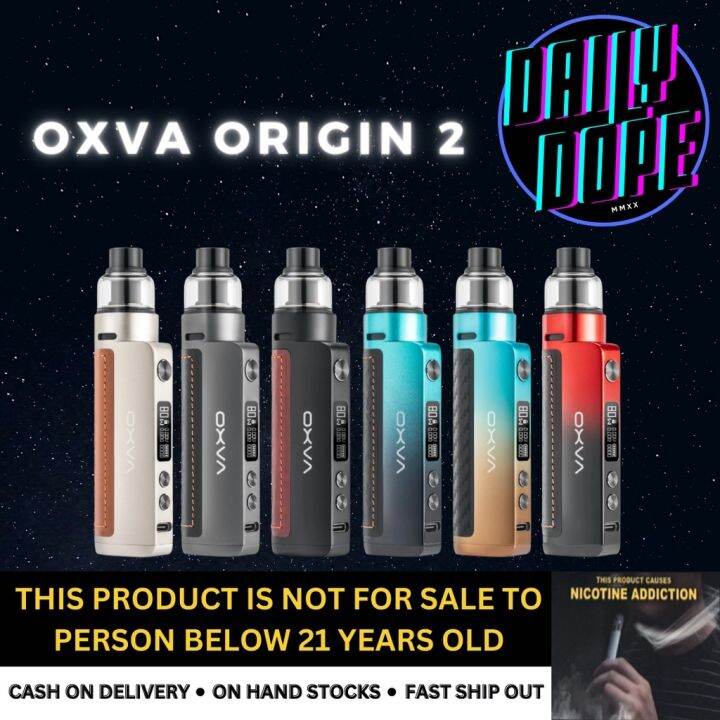 {Legit} Oxva Origin 2 Kit 80W Origin 2 Pod Kit 18650 Single Battery ...