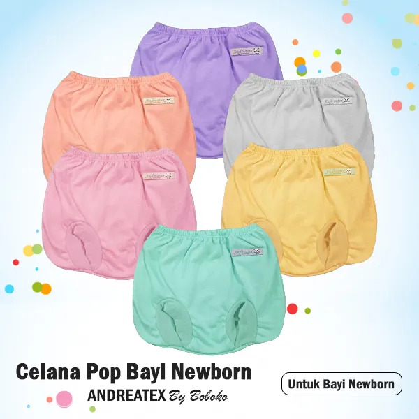 Celana Pop Bayi Andreatex by Boboko Polos Warna Pastel | Lazada Indonesia