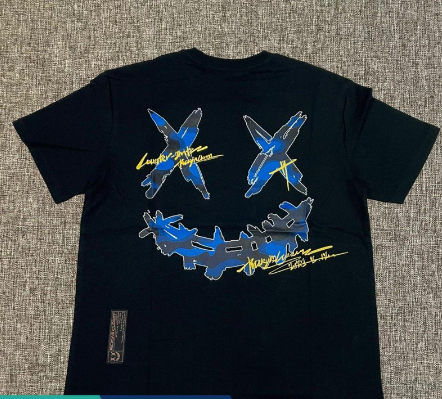 Ricky is a clown blue camouflage T-shirt black Ricky Joker | Lazada