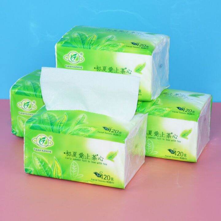Organic green tea Facial Tissue Paper 4 ply | Lazada PH