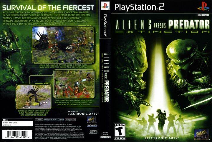 แผ่นเกมส์ PS2 Aliens vs Predator Extinction คุณภาพ ส่งไว CD | Lazada.co.th