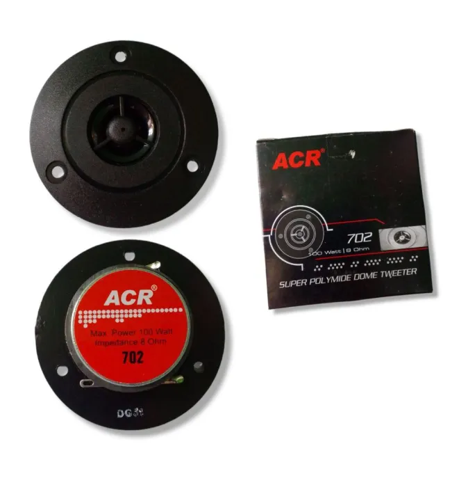 TWEETER ACR 702 TWITTER MAGNET - SUPER POLYMIDE DOME TWEETER | Lazada ...