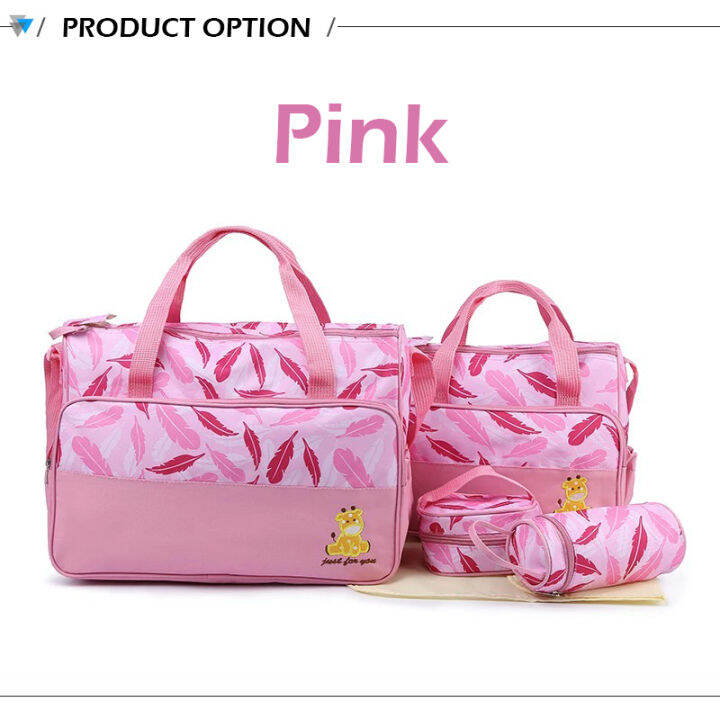 [Datz] 5pcs Baby Diaper Bag Suits Mommy Maternity Bag Sets Nappy ...
