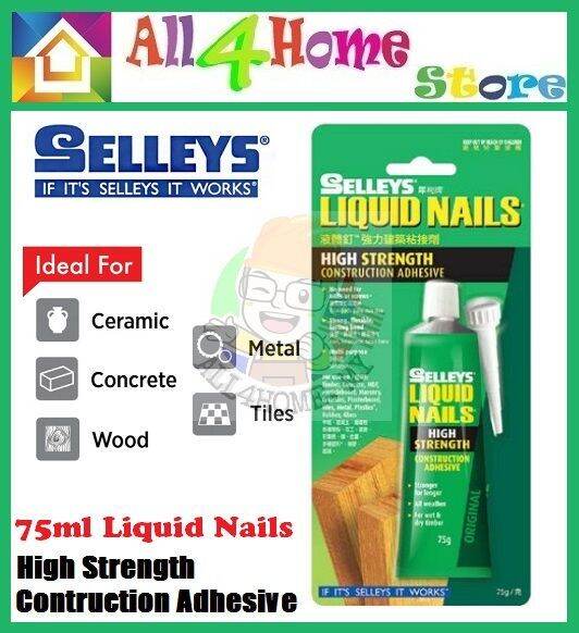 SELLEYS Liquid Nails High Strength Construction Adhesive 75g / HARDEX ...