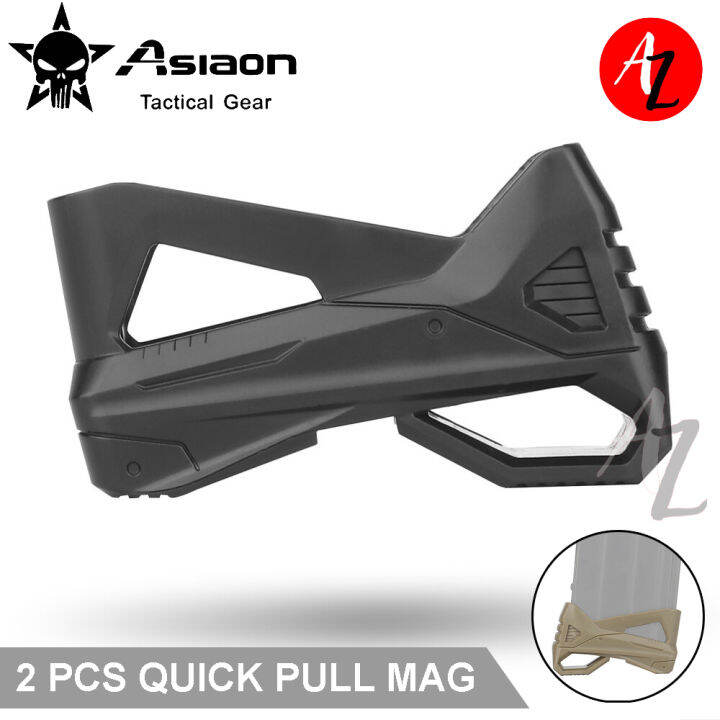 ASIAON Tactical M4 M16 2 Pieces Fast Magazine Rubber Pull MAG Assist ...