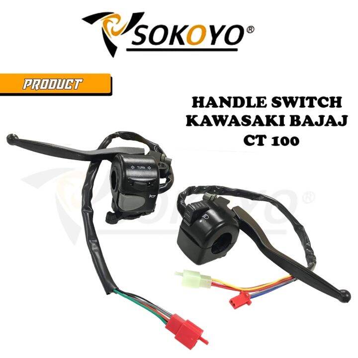 1 Set Domino Stock Handle Switch Brake Master Lever For Kawasaki Bajaj ...
