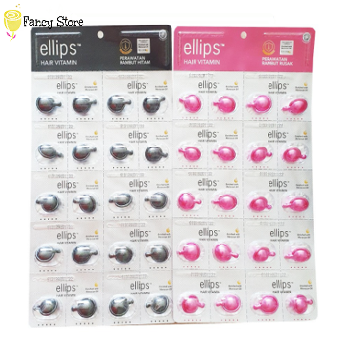 Ellips [HITAM-SATUAN] Vitamin Rambut ECER Hitam | Lazada Indonesia