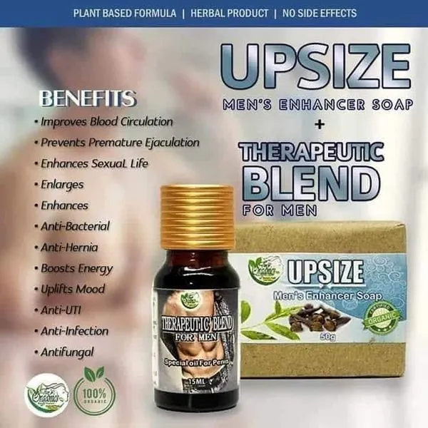 Upsize Therapeutic Blend For Men Pampalaki ng Sandata | Lazada PH