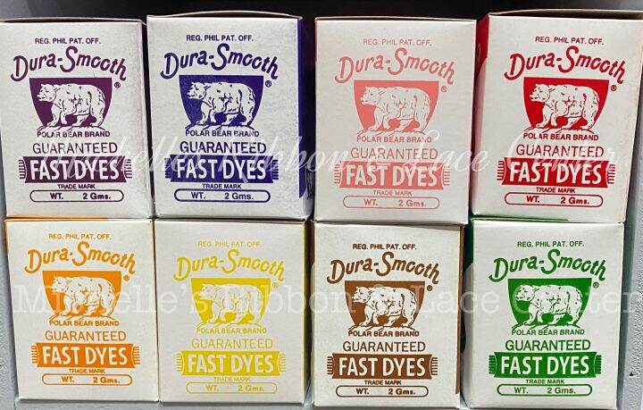 Dura Smooth Fabric Dye (sold by 10 packs) | Lazada PH