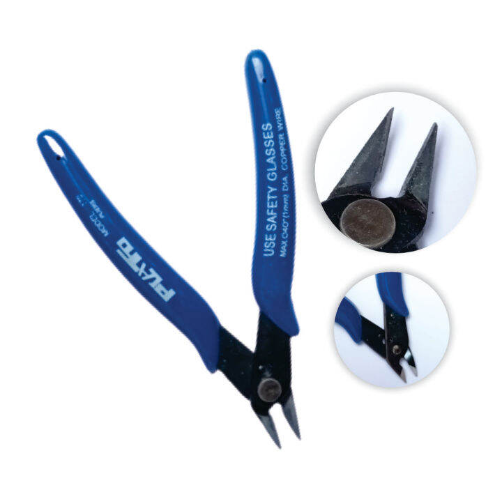 Tang Potong Plato 5 Inch Inci Gunting Tajam Kabel Tembaga Micro Nipper Biru | Lazada Indonesia
