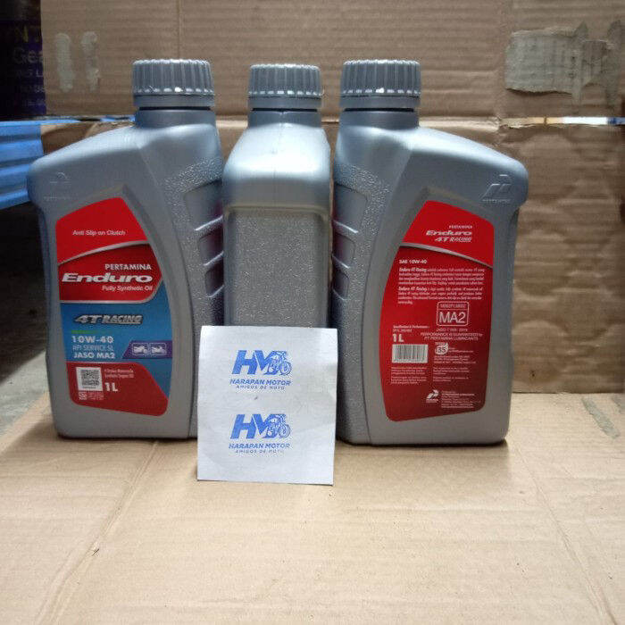 Oli Mesin Enduro Racing 10W-40 1000ml Pertamina Original | Lazada Indonesia