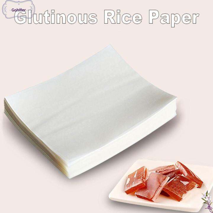 GOHILLER 500PCS Edible Wrapping Packaging Sugar Coated Baking Cookie ...