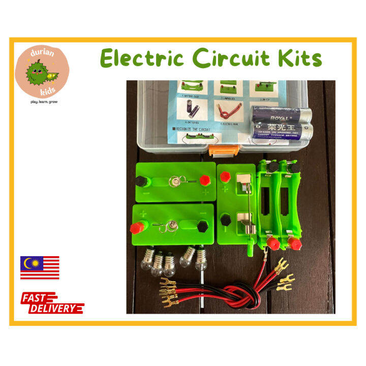 English version Electric Circuit Kits Physic RBT / DIY Educational ...