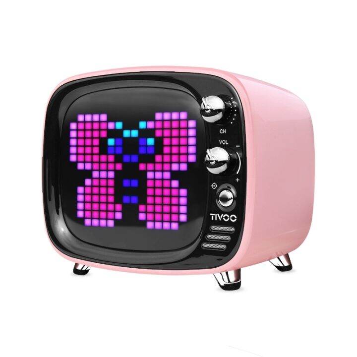 Io Divoom Tivoo Portable Wireless Bluetooth Speaker Led Clock Smart Alarm Clock Lazada Ph