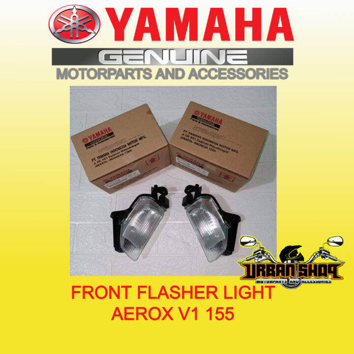 FRONT FLASHER LIGHT ASSY FOR AEROX V1 155 YAMAHA GENUINE PARTS | Lazada PH